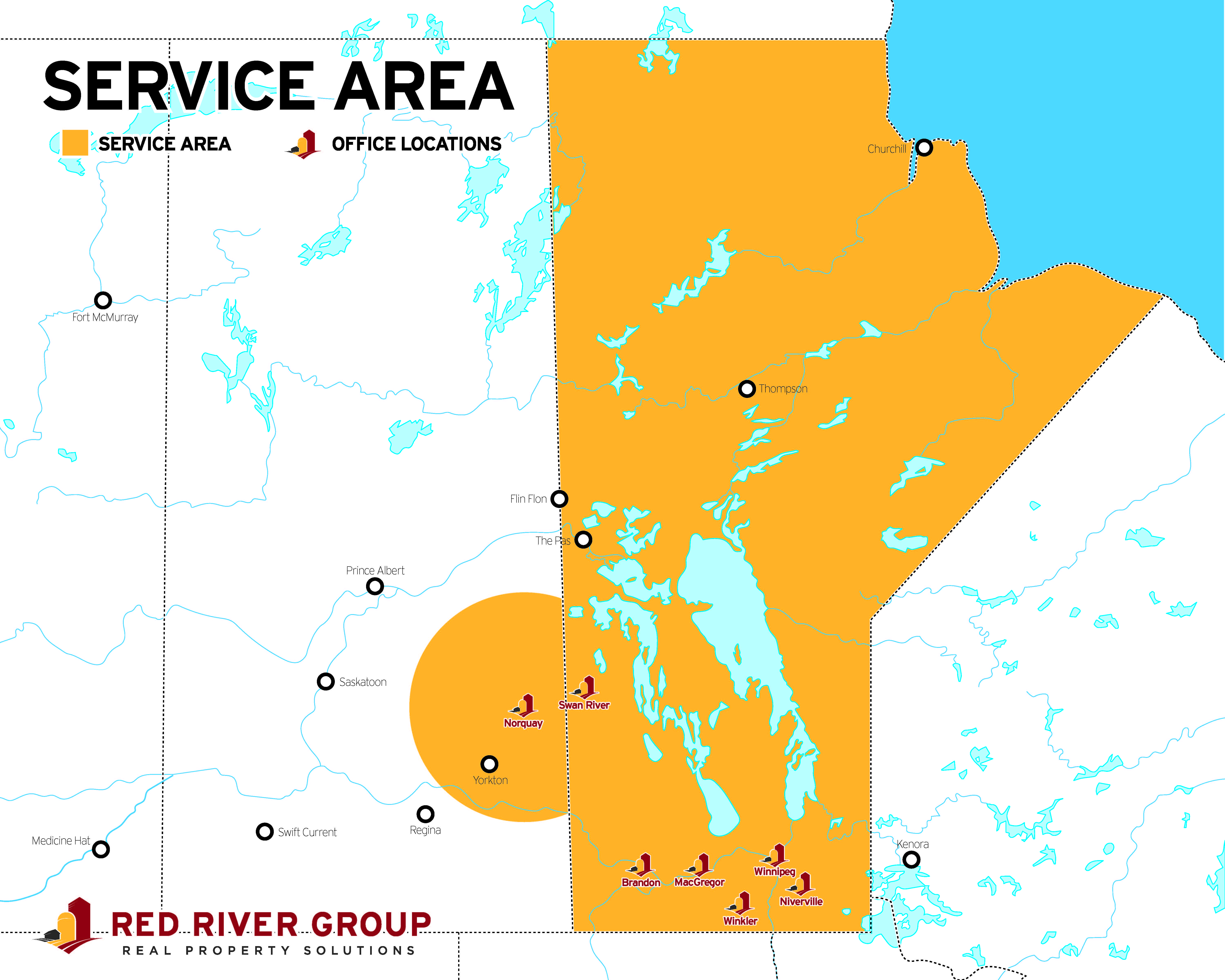 Service Area – Red River Group